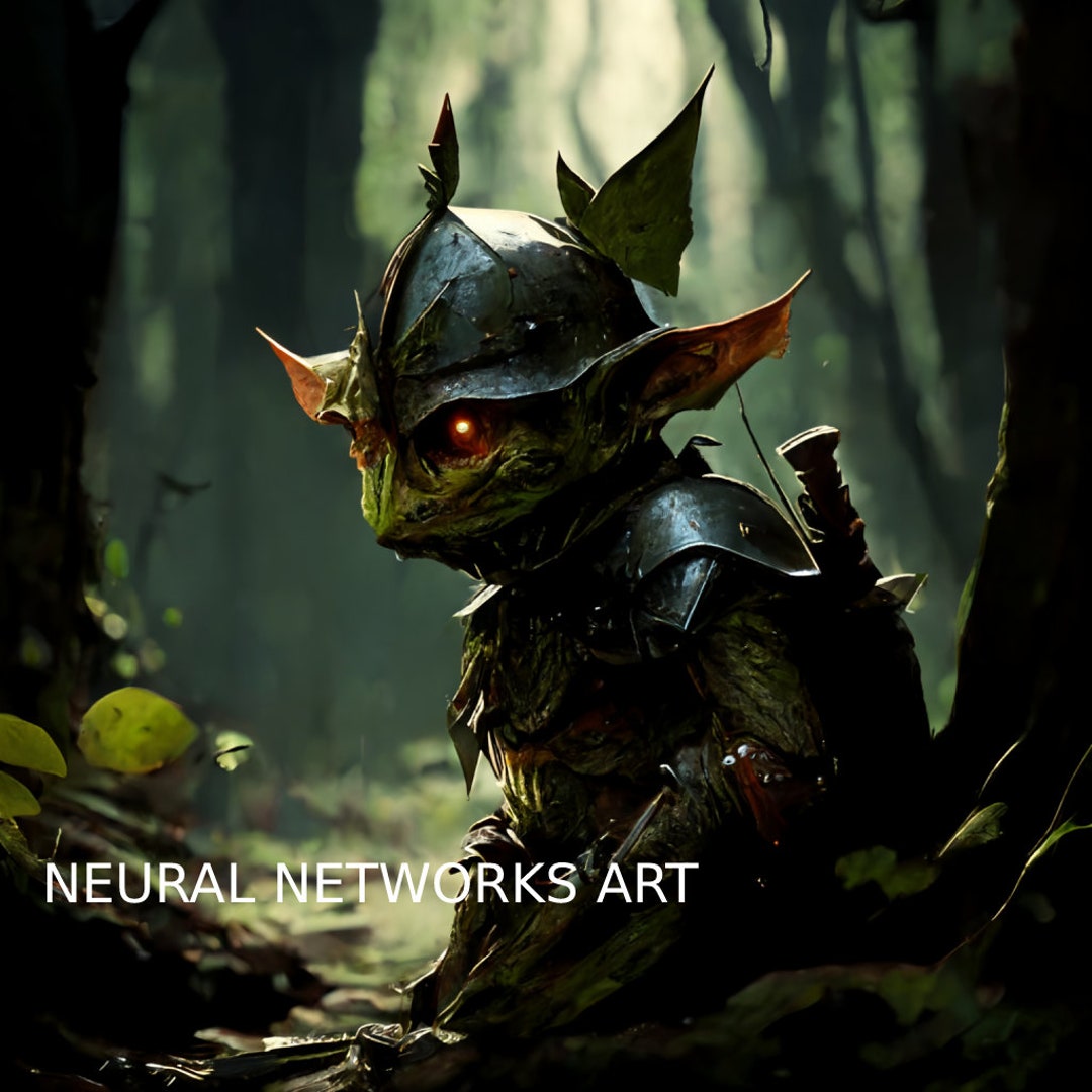 Goblin in Forest, Picture, Neural Network Painting, AI ART, Home Art ...