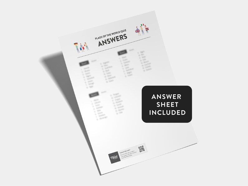 Flags of the World Quiz | Instant Download | Printable at Home | Three Rounds - Etsy UK