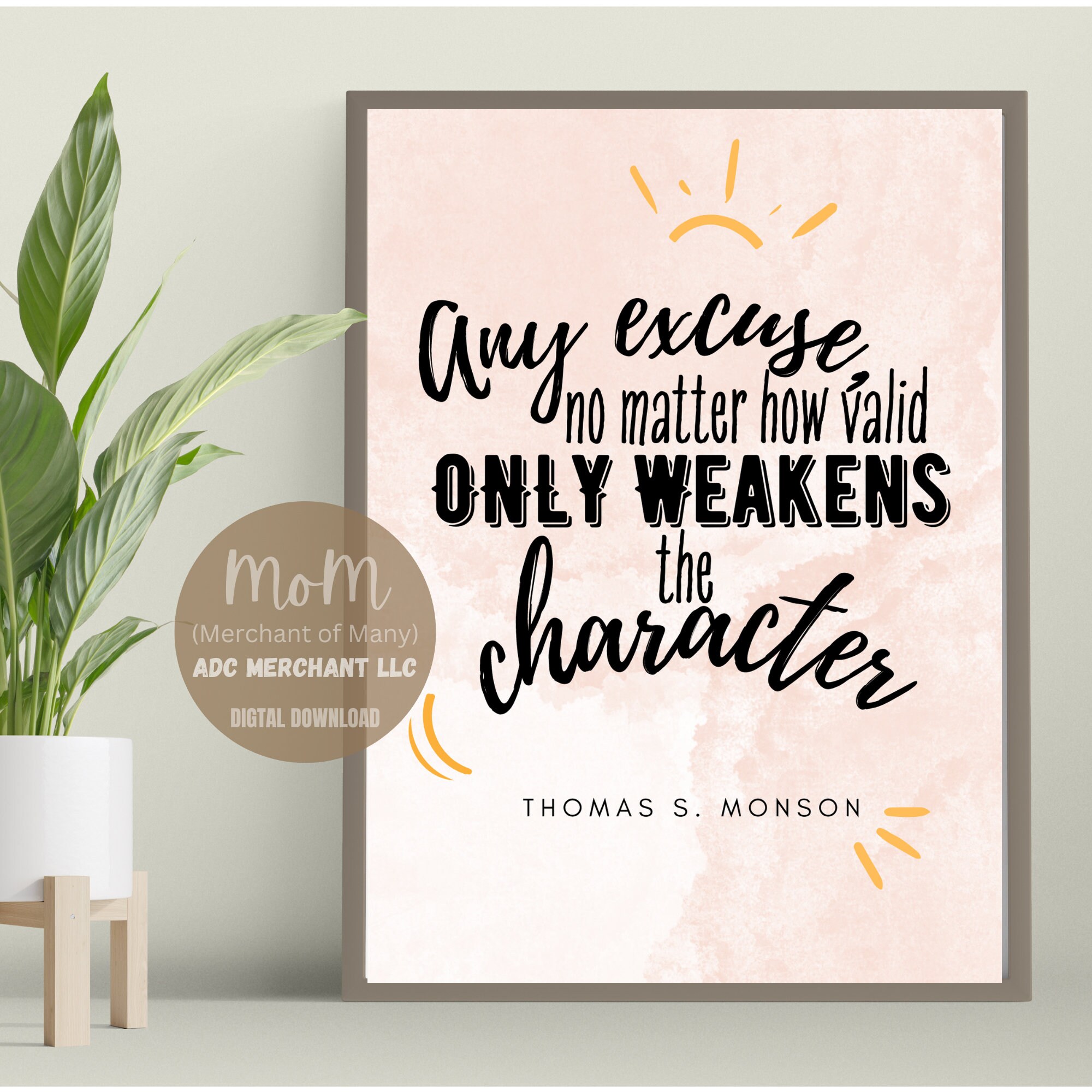 Monson Quotes, Thomas S. Monson, President, LDS Qoutes, Any Excuse No ...