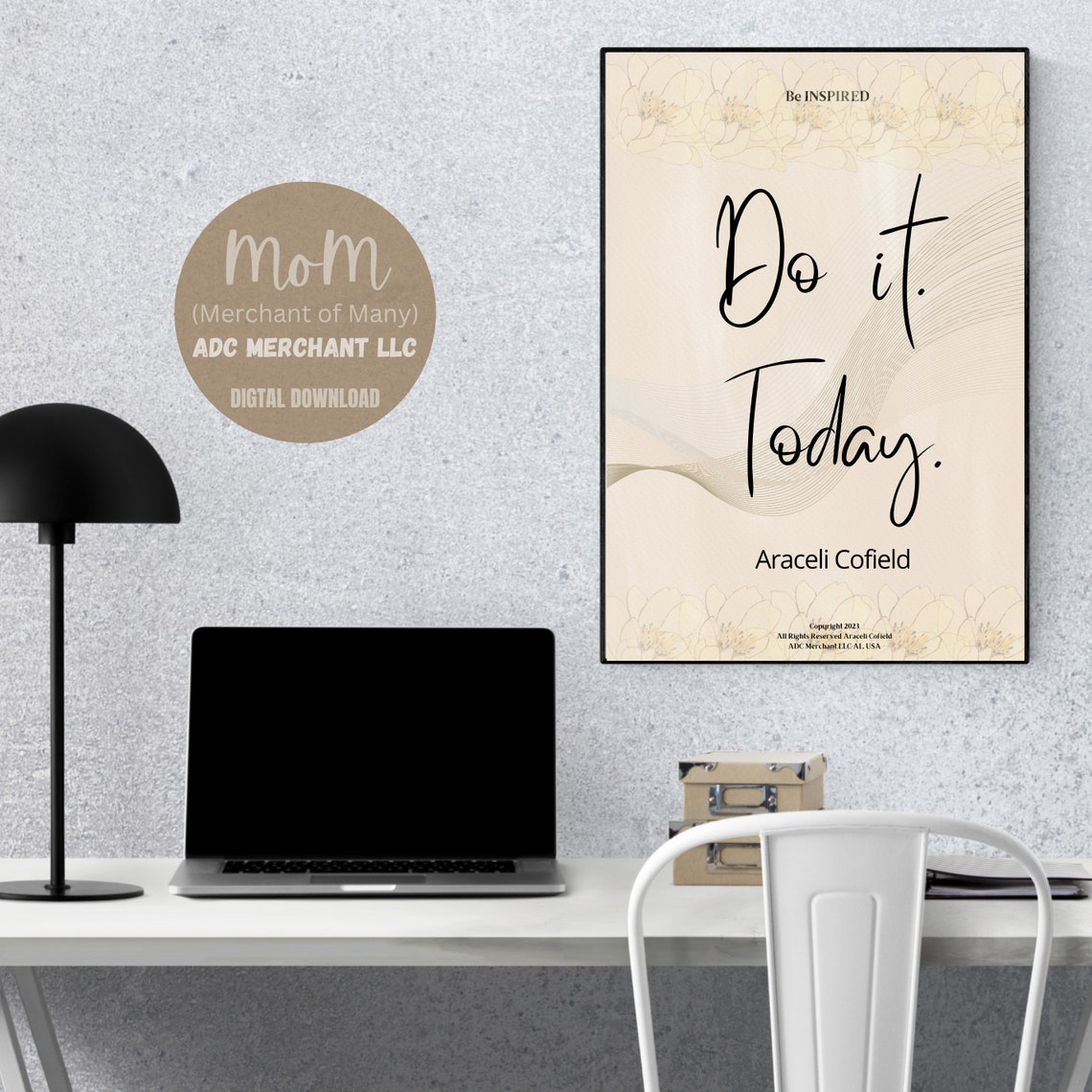 Daily Affirmation Wall Art Positive Affirmations Wall Decor Printable ...