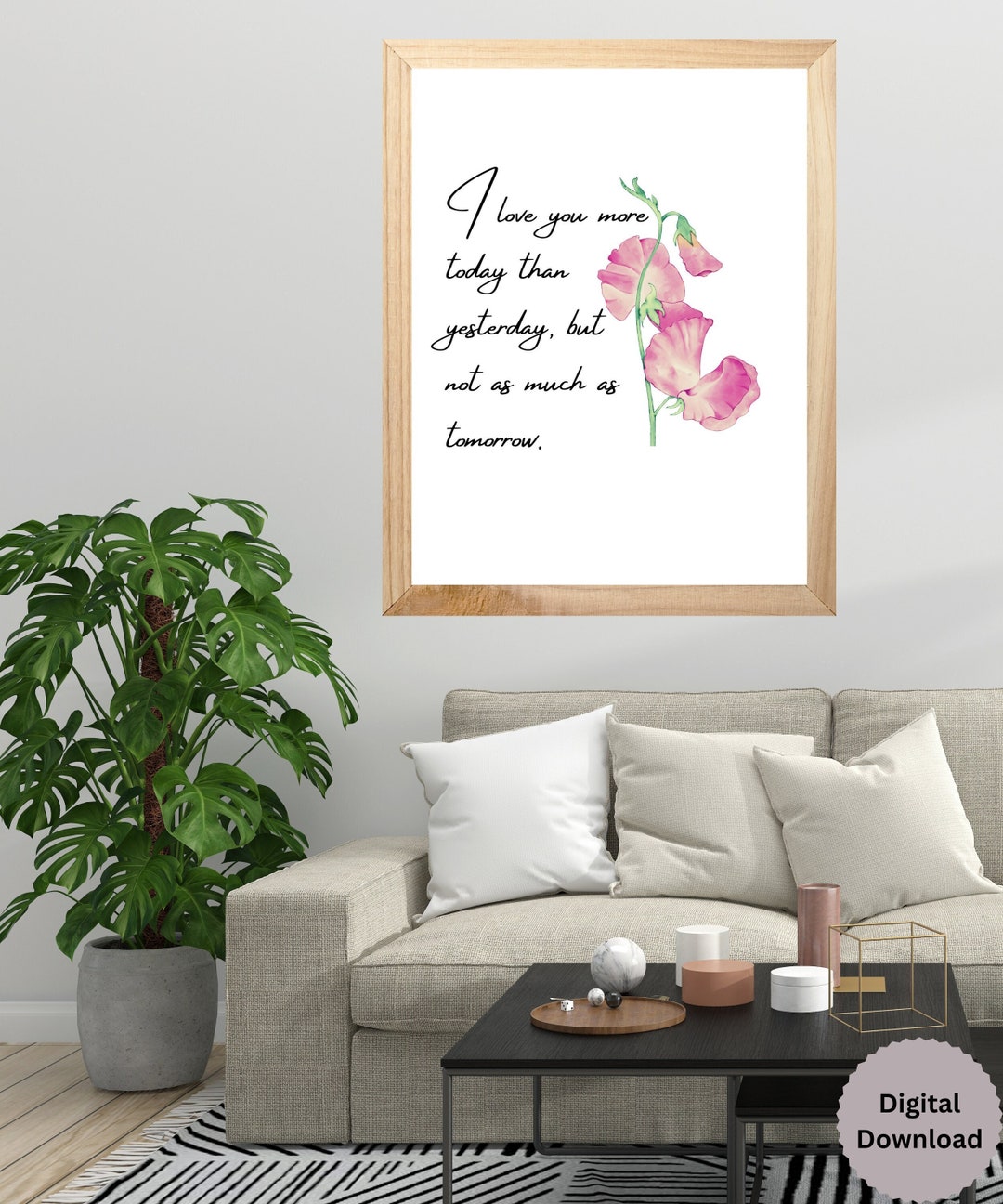 Love Art Print for Couples, Digital Download, Prinables, - Etsy