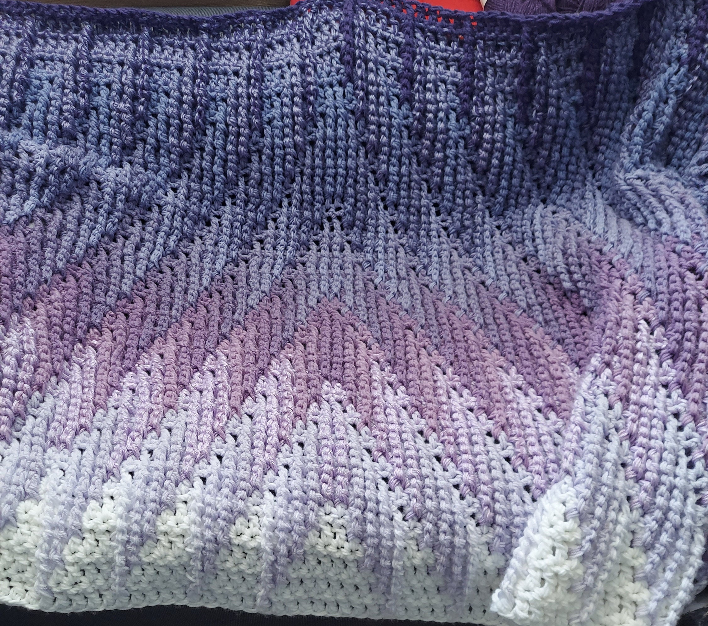 Crochet Pattern, Thick Ombre Blanket - Etsy