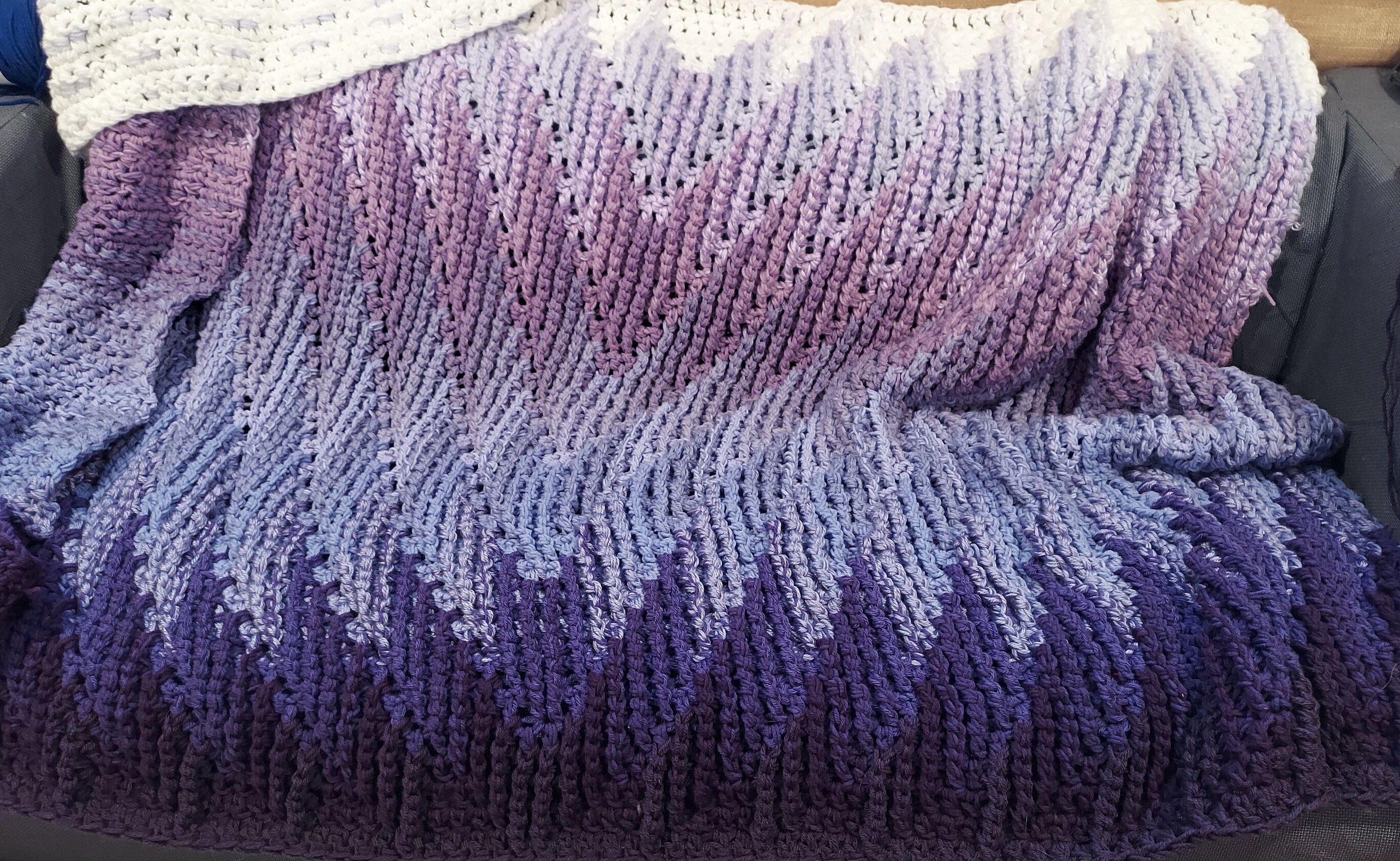 Crochet Pattern, Thick Ombre Blanket - Etsy