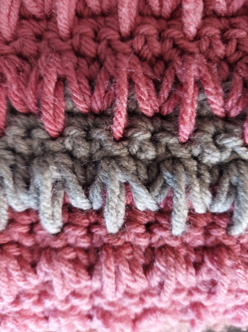Crocheted Pink Ombre 3 Spike Cluster Blanket Pattern - Etsy