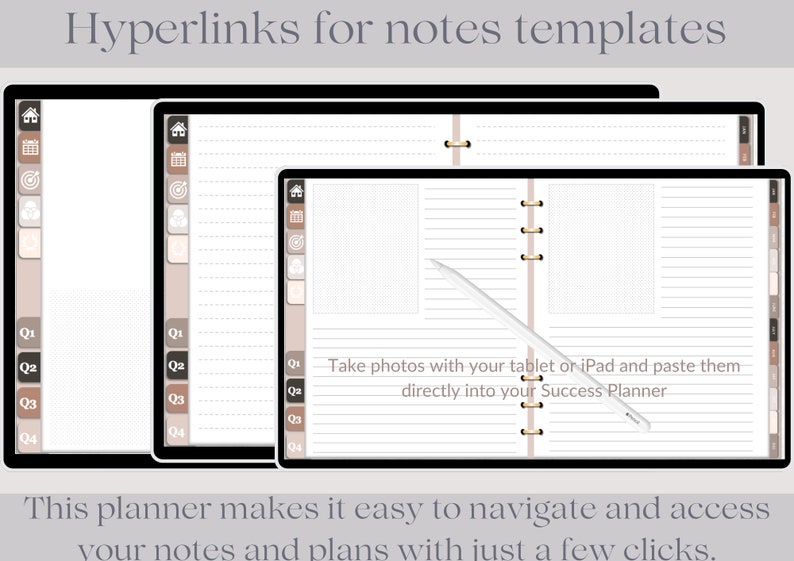 Digital Success Planner With Hyperlinks for Goodnotes, Notability ...