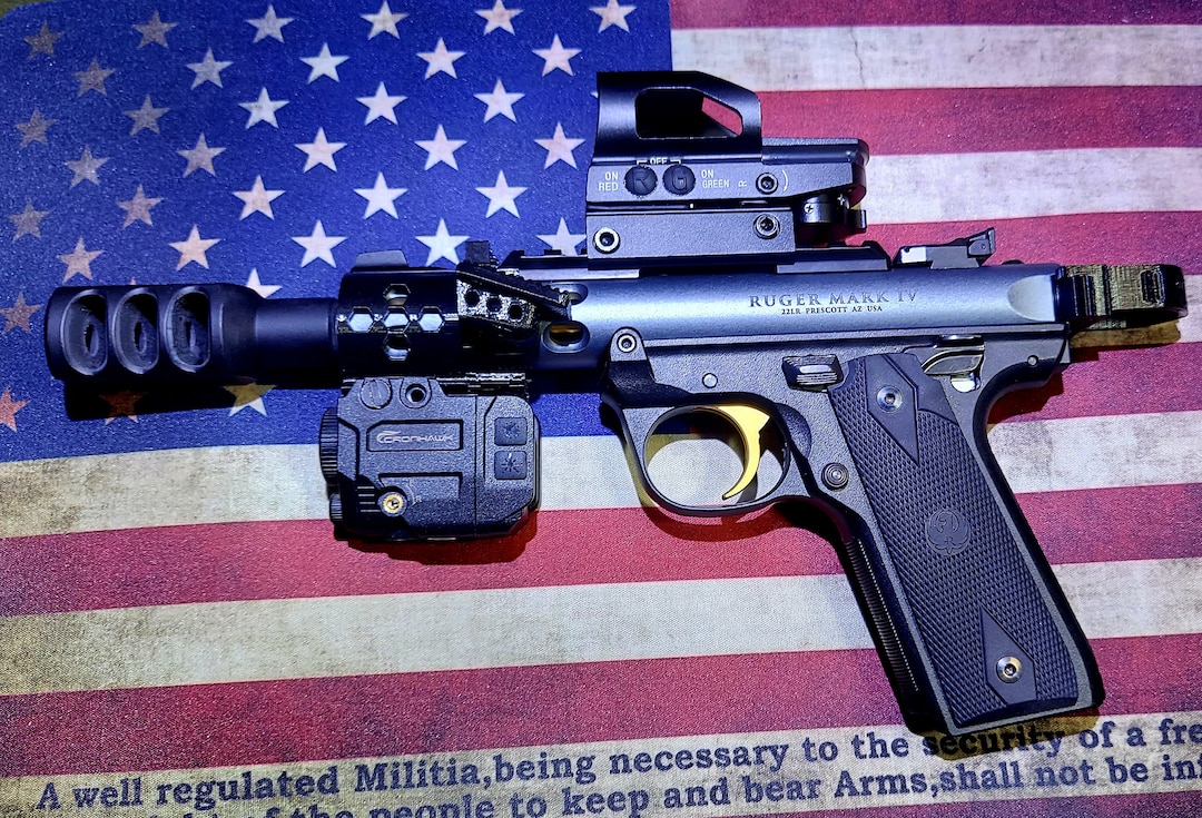 Ruger Mark 4 Lite Tactical Covertion Kit/flashlight M-lok and Thumb ...