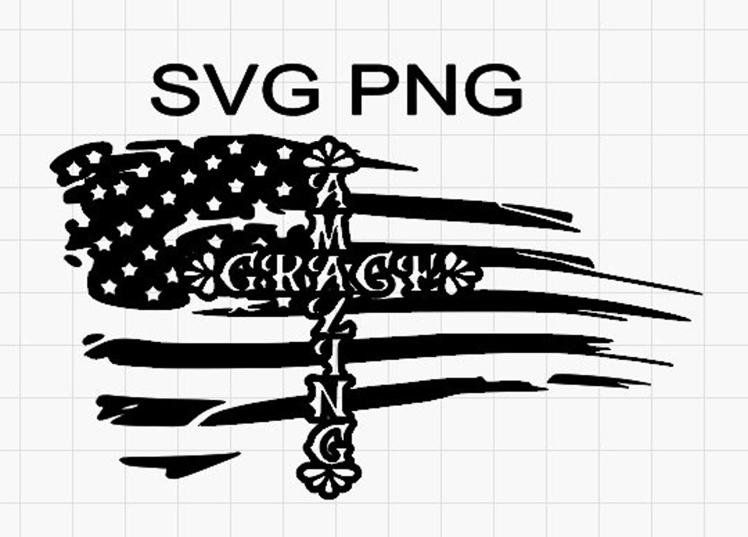 Amazing Grace SVG PNG Downloadable - Etsy