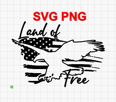 SVG PNG Land of Free Downloadable - Etsy