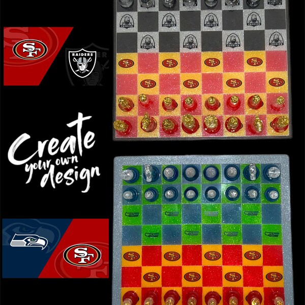 Custom Chess Set - Etsy