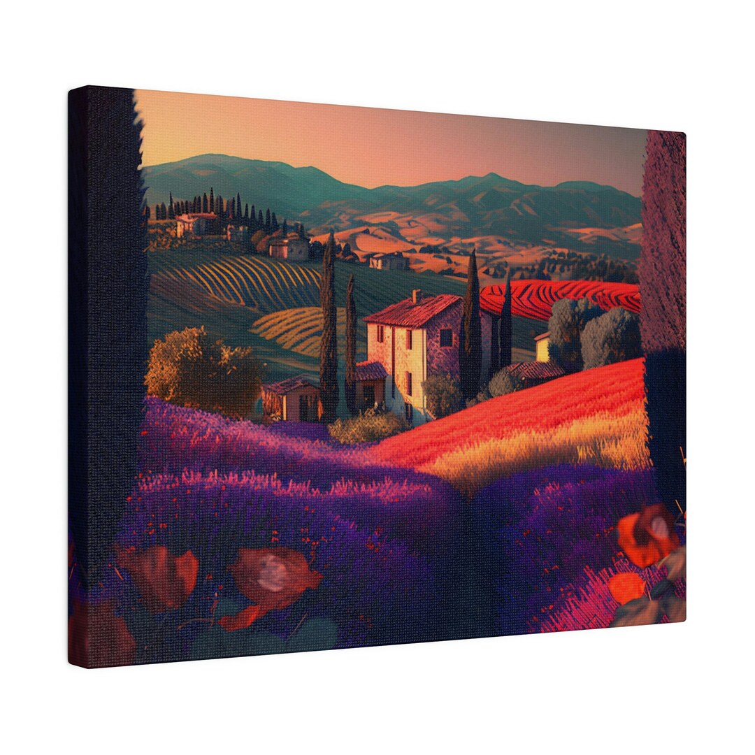 The Tuscan Collection No.1 Original Canvas Print - Etsy