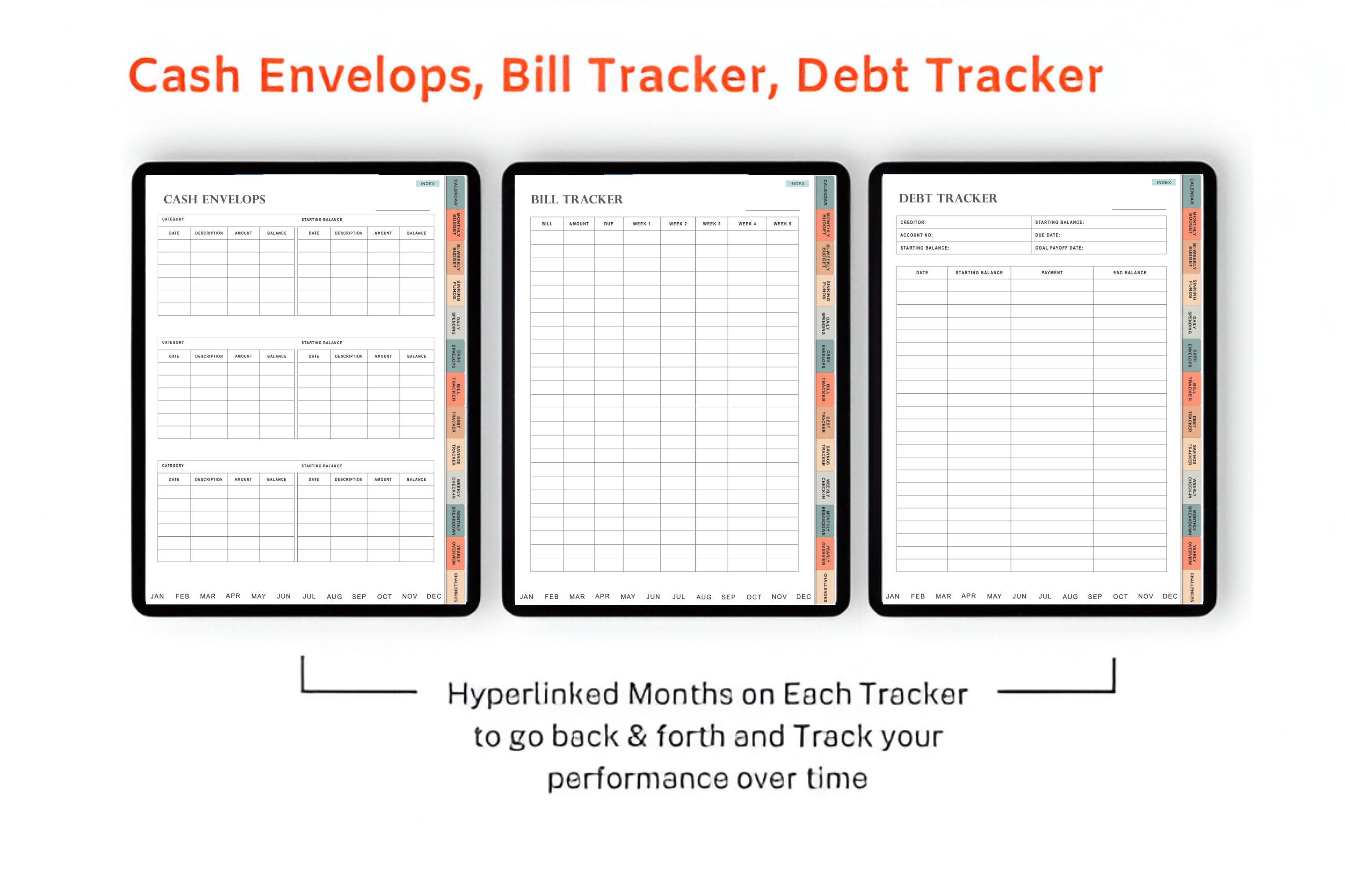 Digital Budget Planner, Finance Tracker, Finance Planner, Digital ...