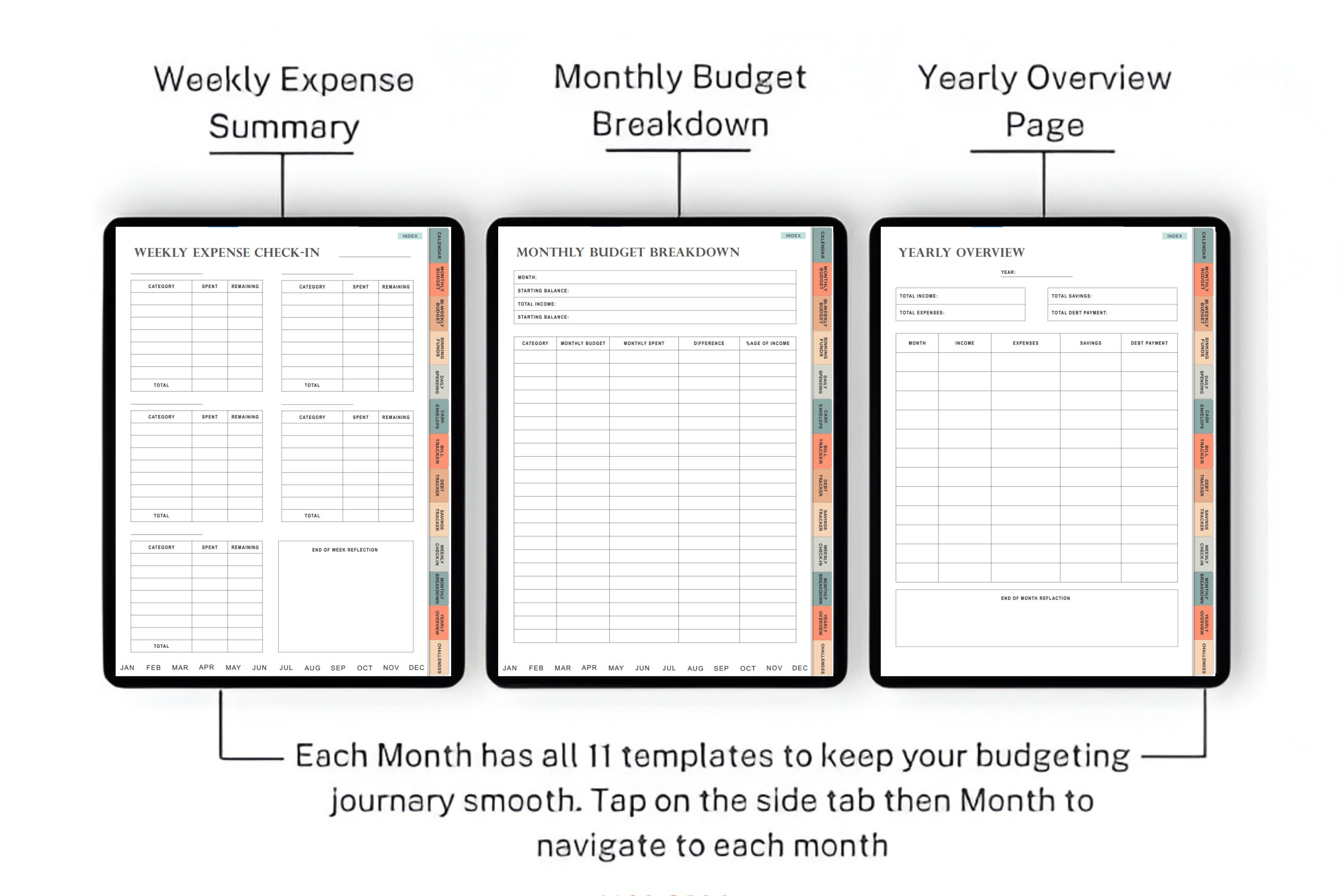 Digital Budget Planner, Finance Tracker, Finance Planner, Digital ...