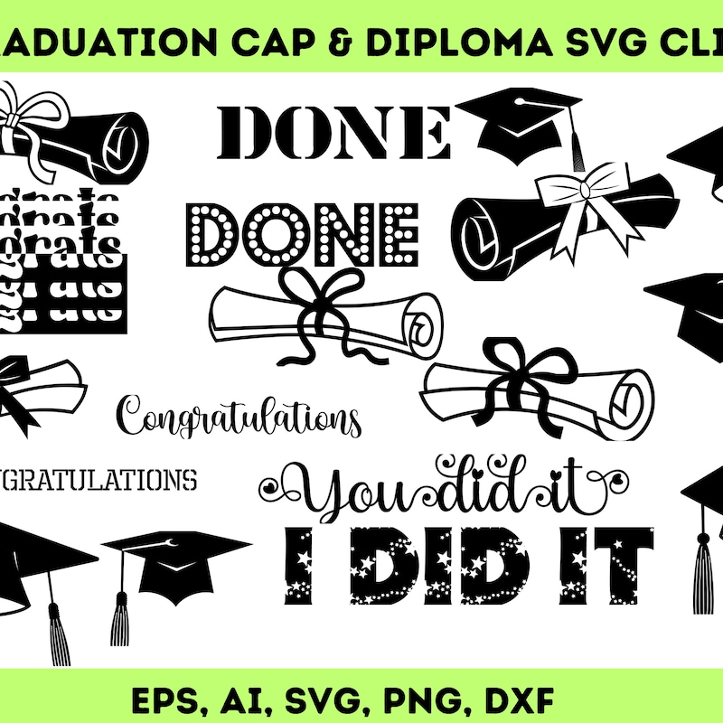 Diploma Svg - Etsy