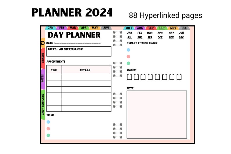 Digital Planner 2024, Goodnotes Planner 2024, iPad Planner 2024 ...