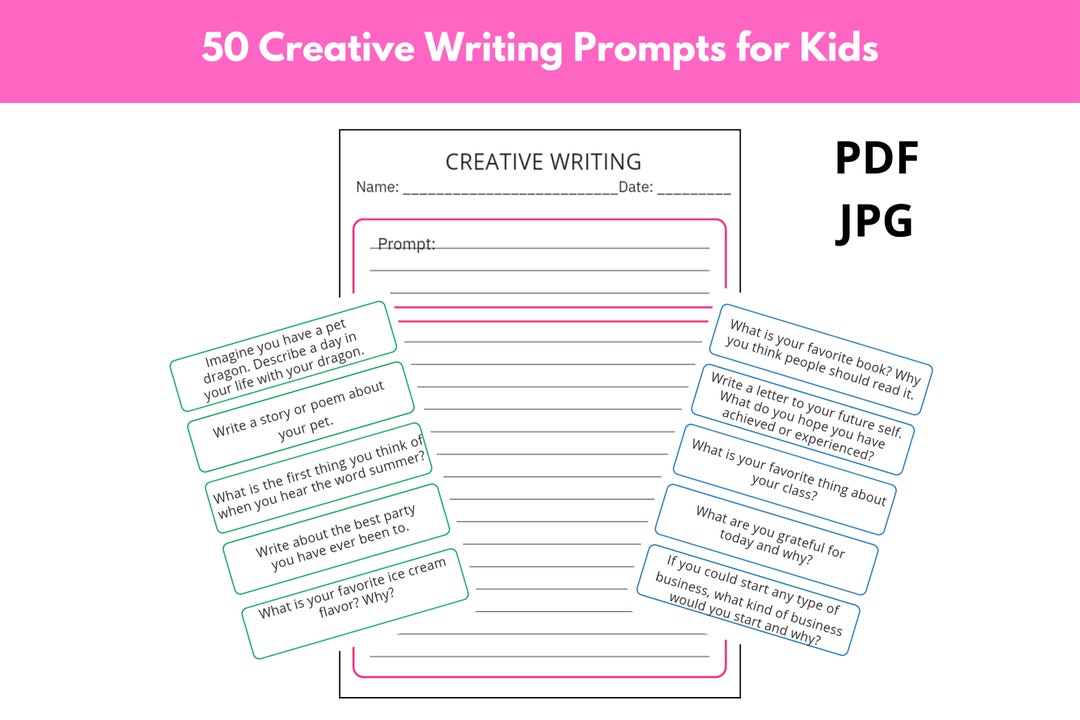 Creative Writing Prompts for Kids - Writting Prompts - Writting ...