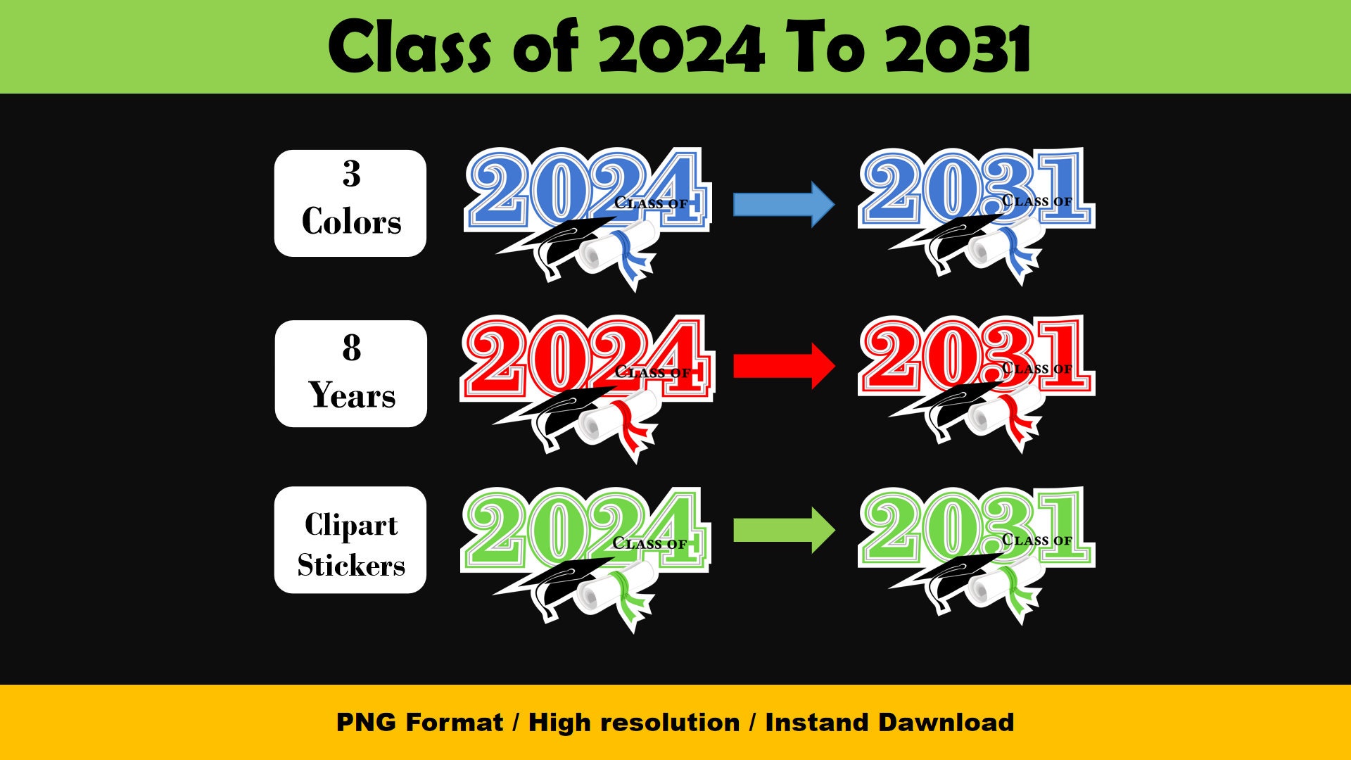 Graduation 2024, Graduation 2025, Senior 2025, Graduation Hat, Class of ...