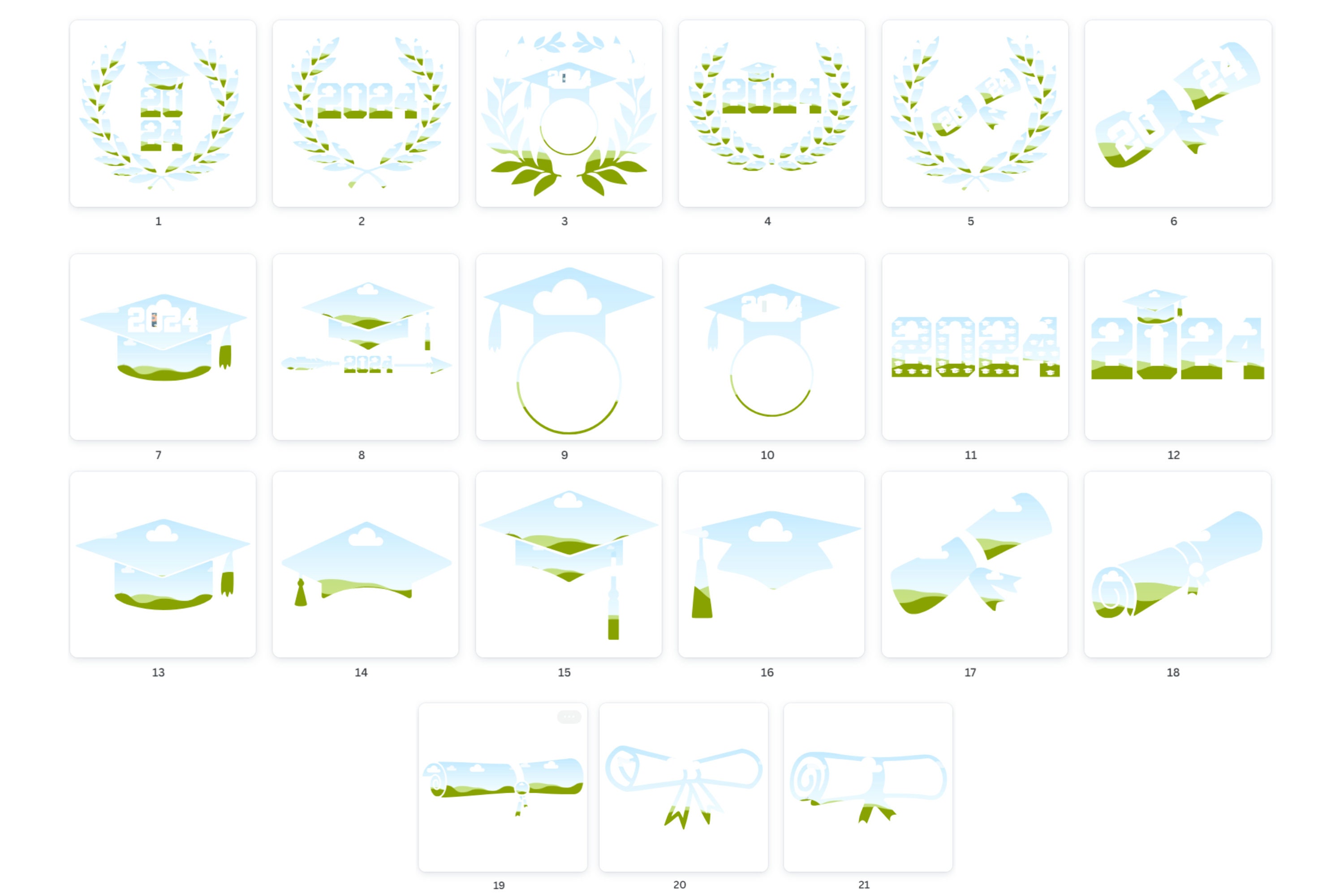 Graduation Canva Frame Template 24 Graduate Canva Frames Bundle Class ...
