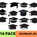 Graduation Cap SVG, Graduation Hat SVG, Graduation Clipart, Silhouette ...