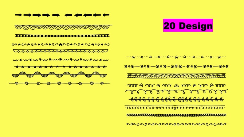 Hand Drawn Border Clipart, Doodle Frames, Planner, Letter Frame, Cute ...