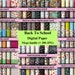 Back to School Digital Paper: Teacher Patterns, School Backgrounds (JPG ...