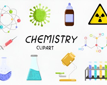 Hand Drawn Chemistry Clip Art Chemistry Elements and Symbols/back to ...