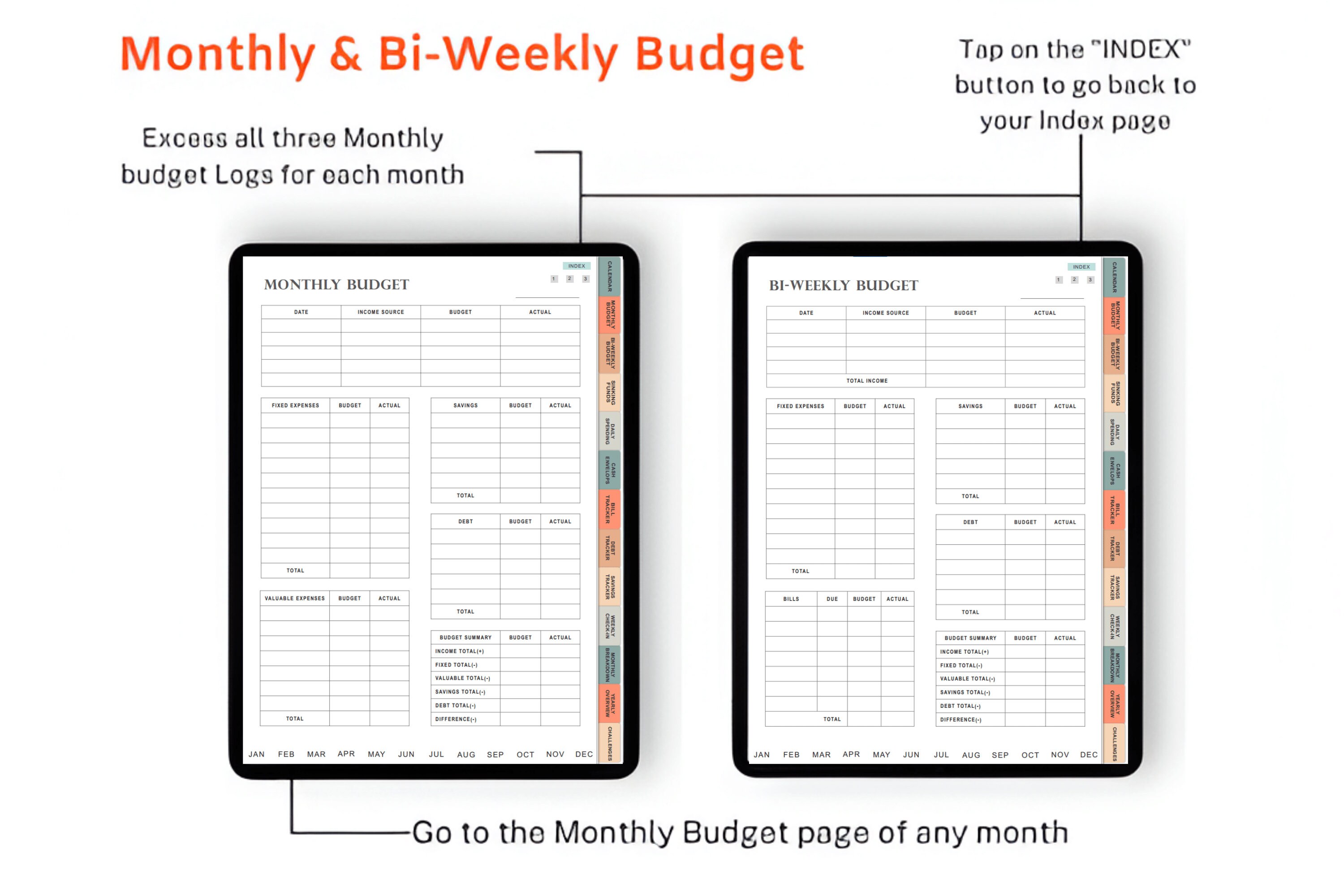 Digital Budget Planner, Finance Tracker, Finance Planner, Digital ...