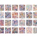 3D Knitted Floral Patterns, Yarn Fabric Digital Paper (JPG), Digital ...