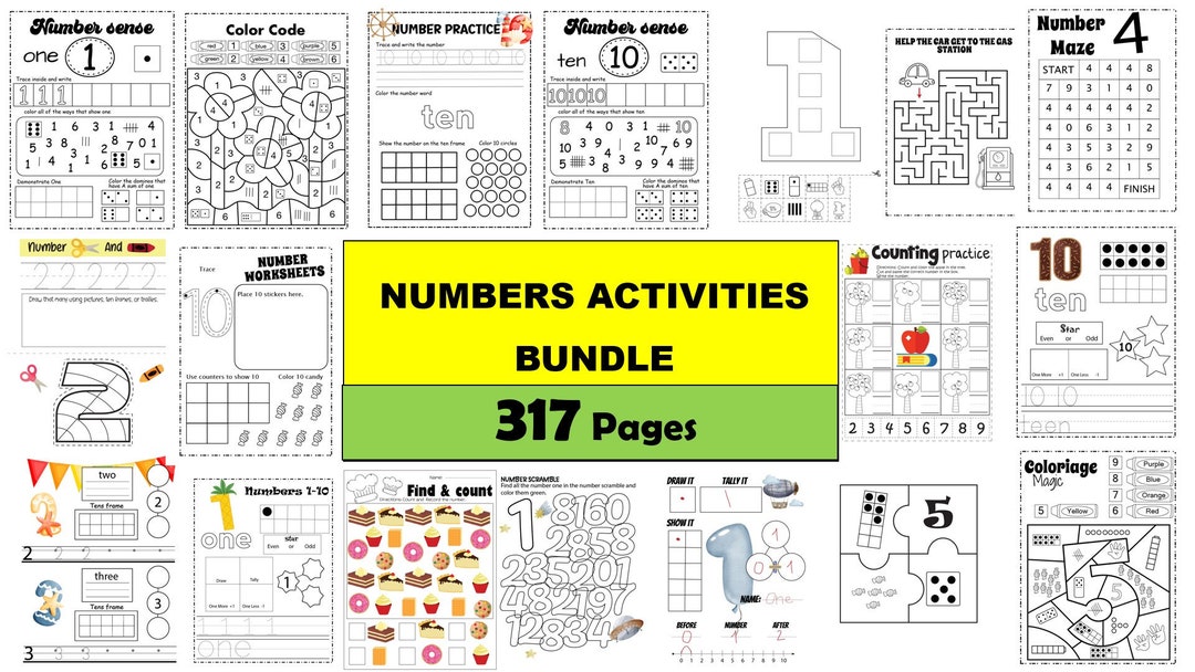 Preschool Pre-k + Kindergarten Learning Bundle | Back to School ...