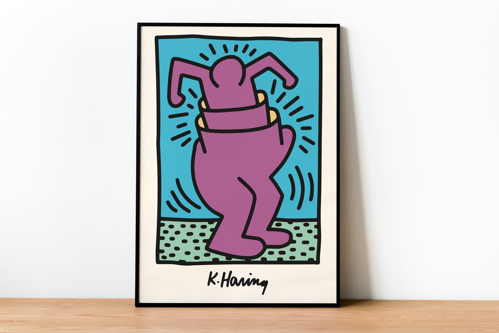 Keith Haring Art Keith Haring Graffiti Art Exhibition - Etsy