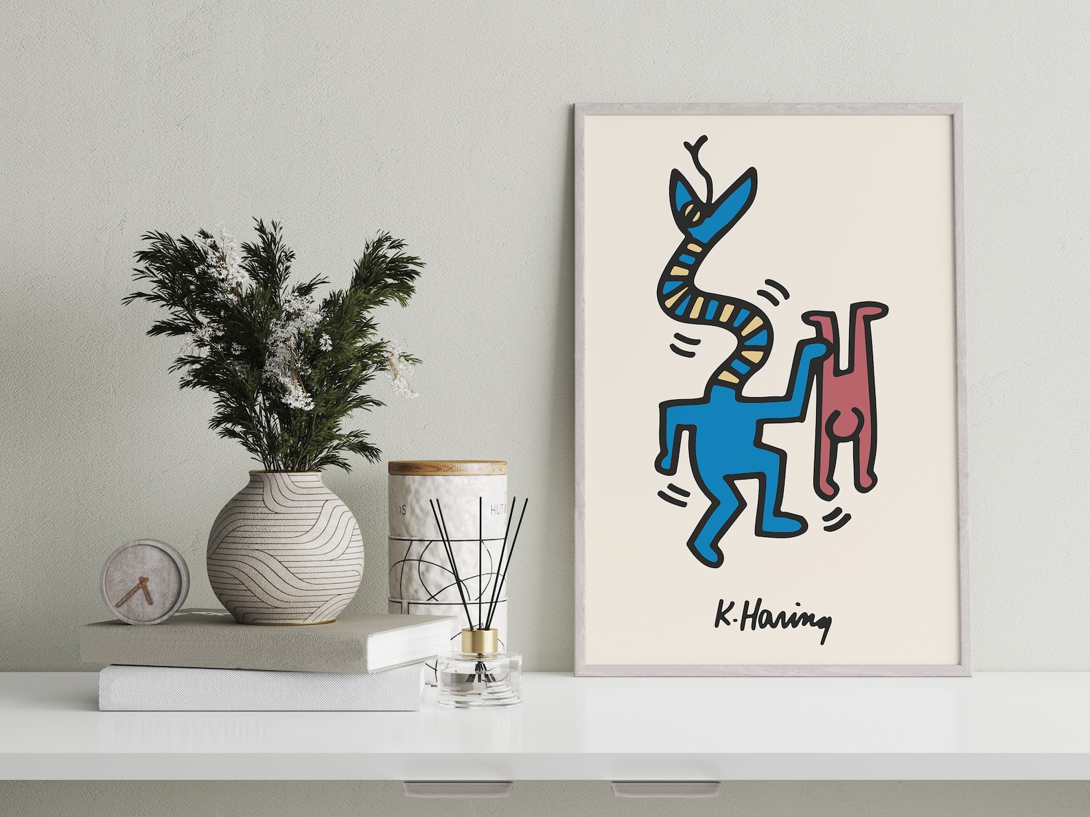 Keith Haring Art, Keith Haring Graffiti Art, Exhibition Poster, Keith ...