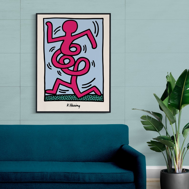 Keith Haring Art, Keith Haring Graffiti Art, Exhibition Poster, Keith ...