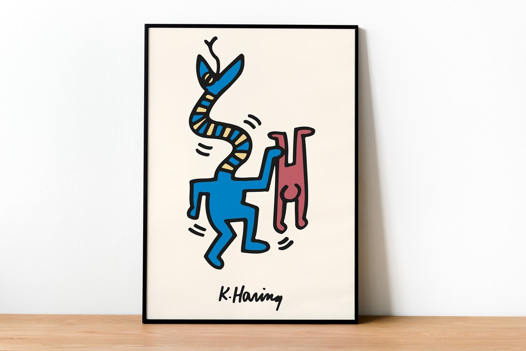 Keith Haring Art, Keith Haring Graffiti Art, Exhibition Poster, Keith ...