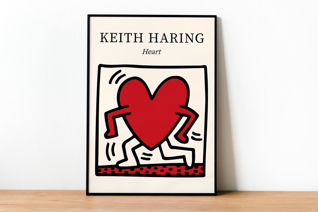 Keith Haring Art, Keith Haring Graffiti Art, Exhibition Poster, Keith ...