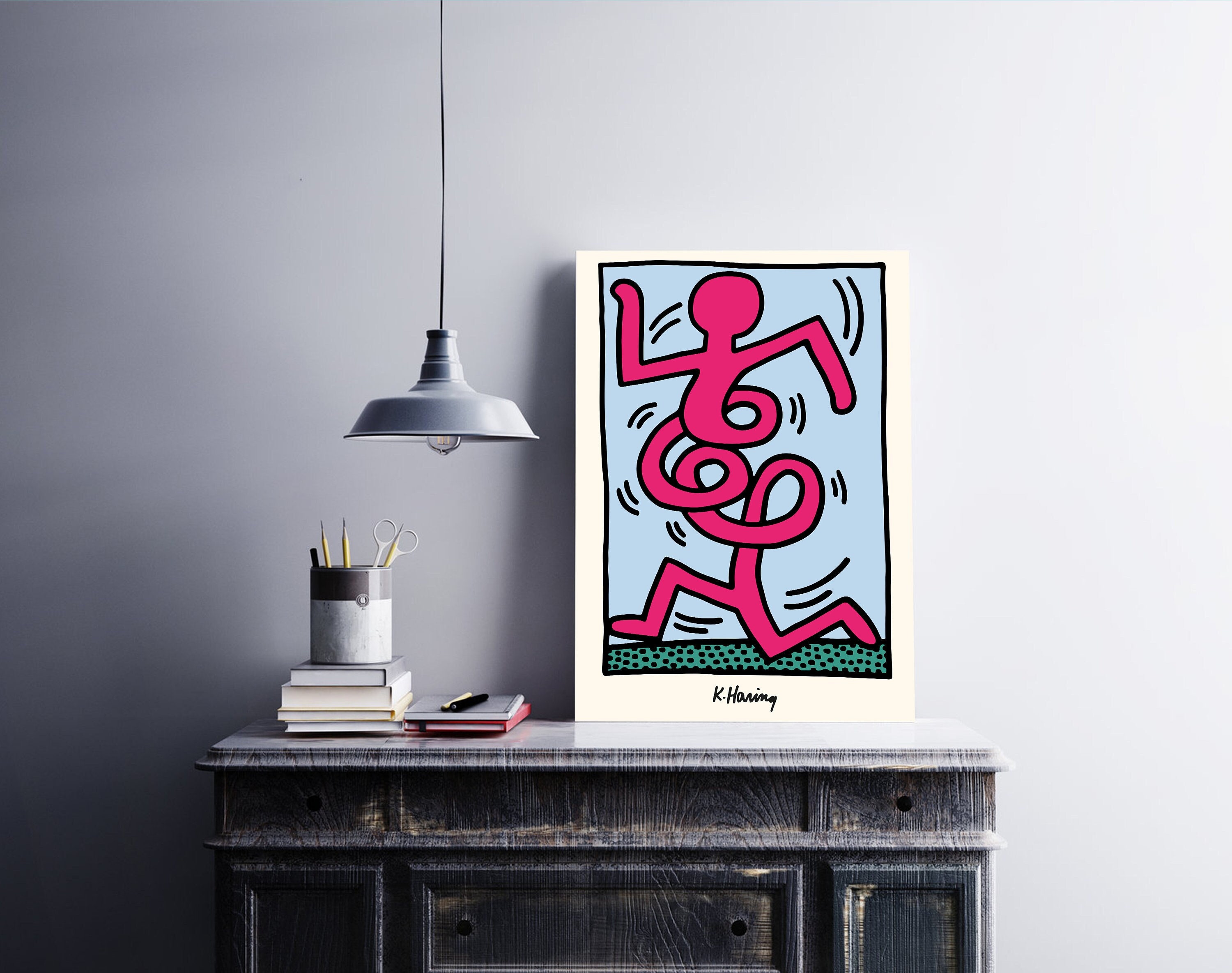 Keith Haring Art, Keith Haring Graffiti Art, Exhibition Poster, Keith ...