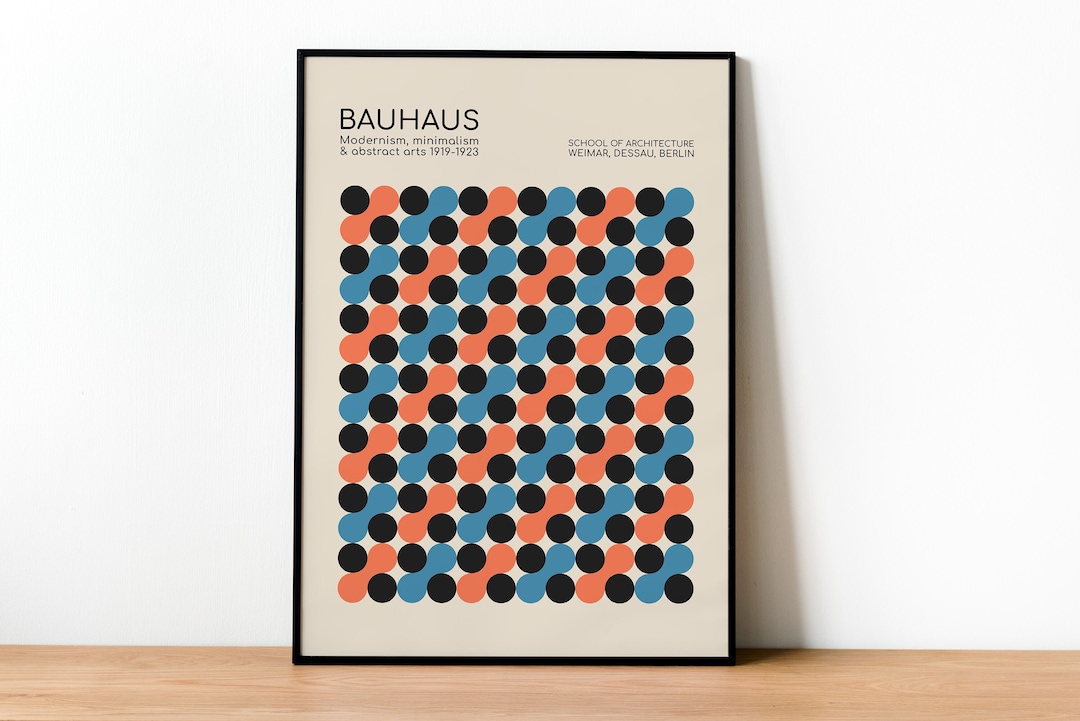 Bauhaus Print, Bauhaus, Bauhaus Poster, Bauhaus Exhibition Poster ...