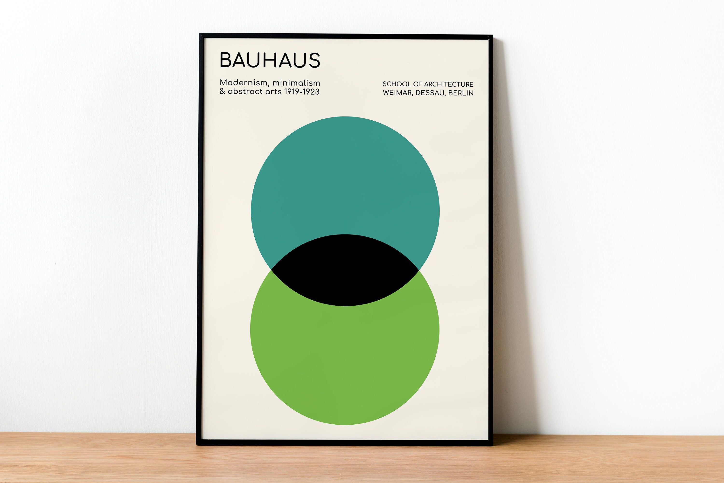 Bauhaus Print, Bauhaus, Bauhaus Poster Print, Bauhaus Green Poster ...