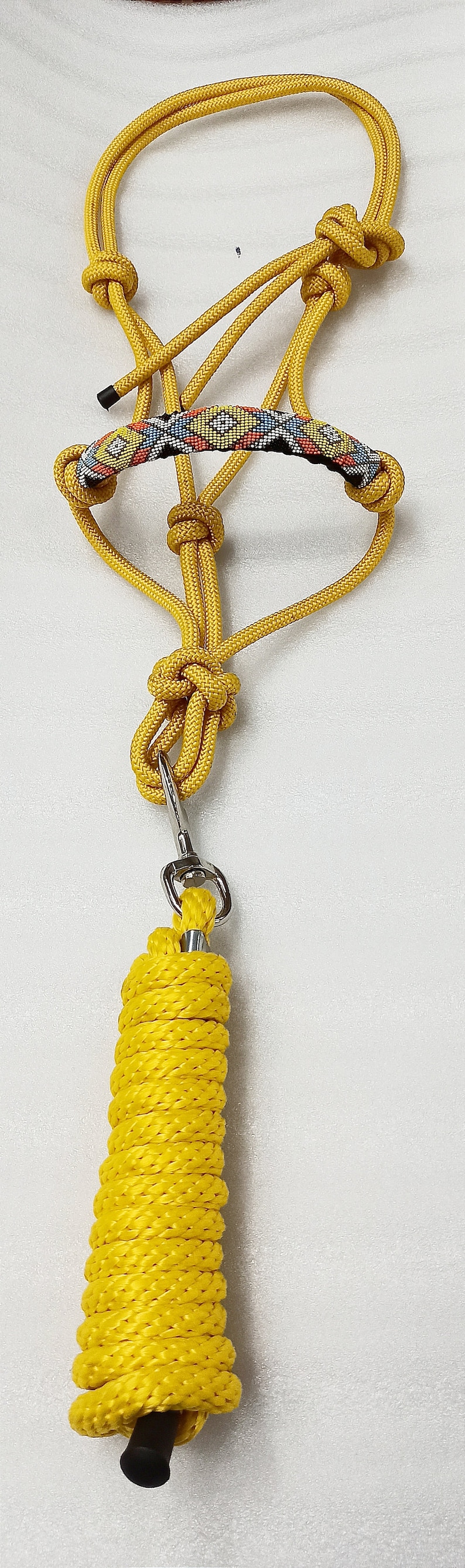 Beaded Design Horse Rope Halter With the Combination of Braided ...