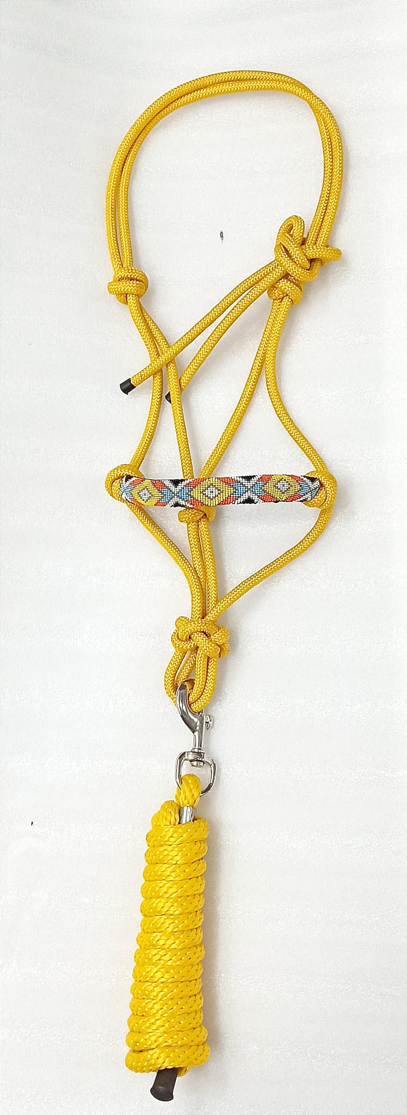 Beaded Design Horse Rope Halter With the Combination of Braided ...