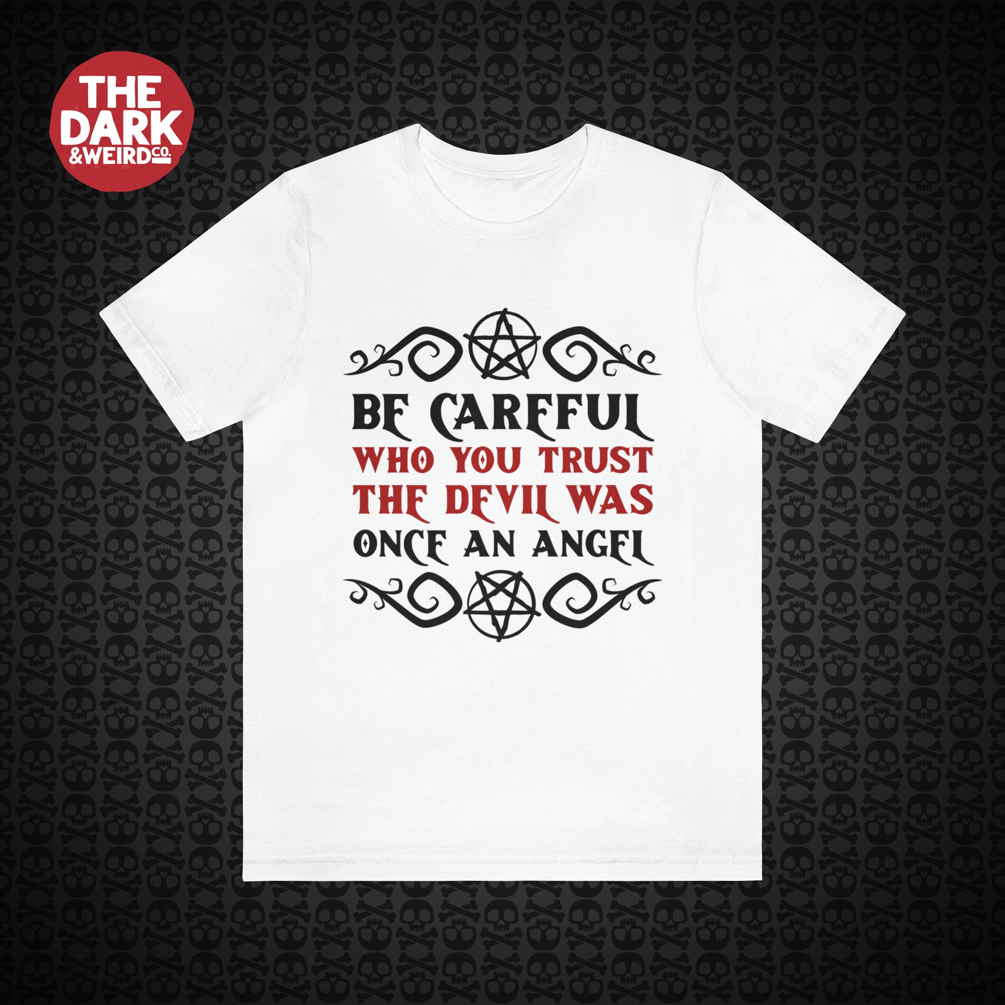 The Devil Was Once an Angel T Shirt Satanic Gothic Emo Saying - Etsy