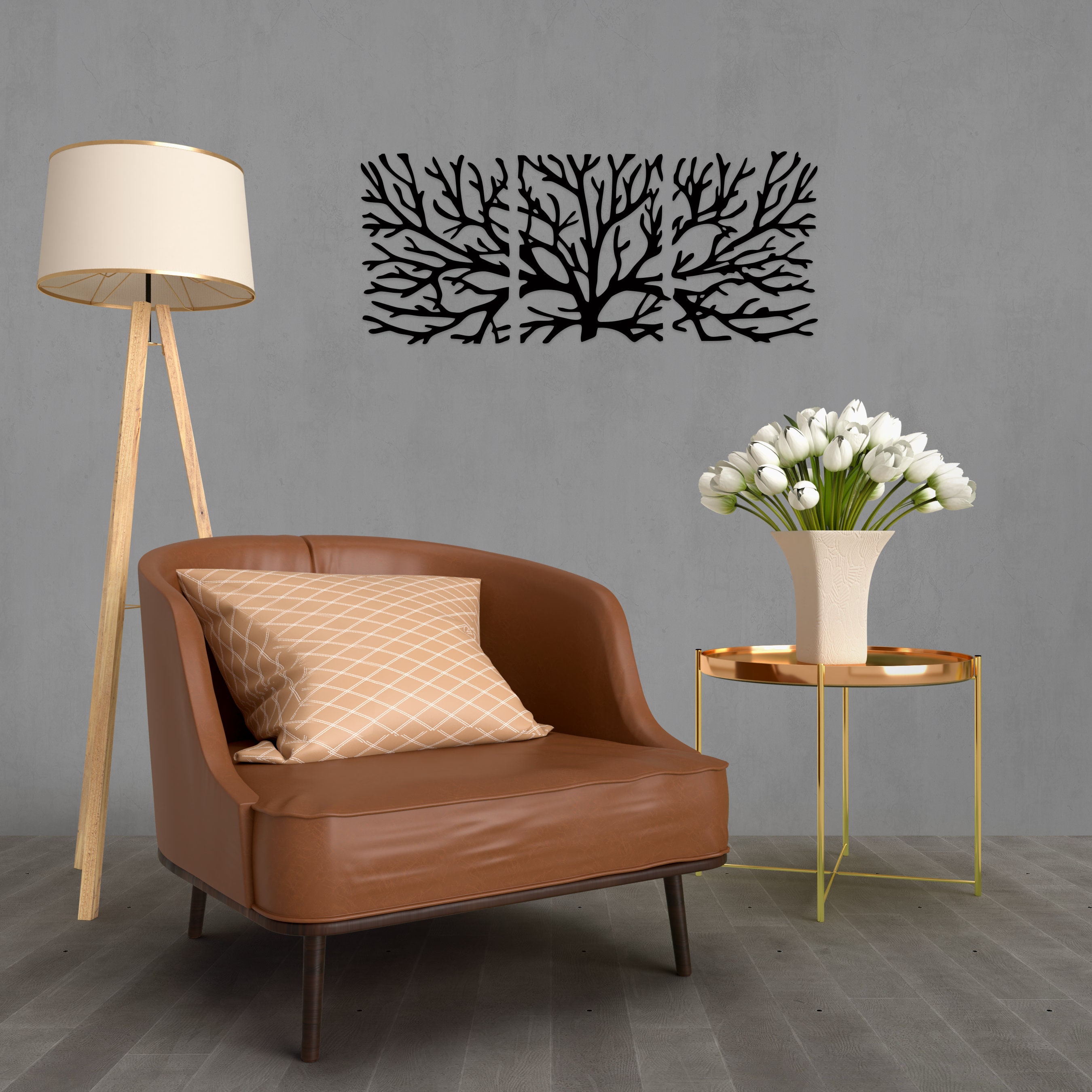 Tree Branch Wall Metal Laser Cut File Svg Dxf Cdr Pdf Dwg | CNC Cutting ...