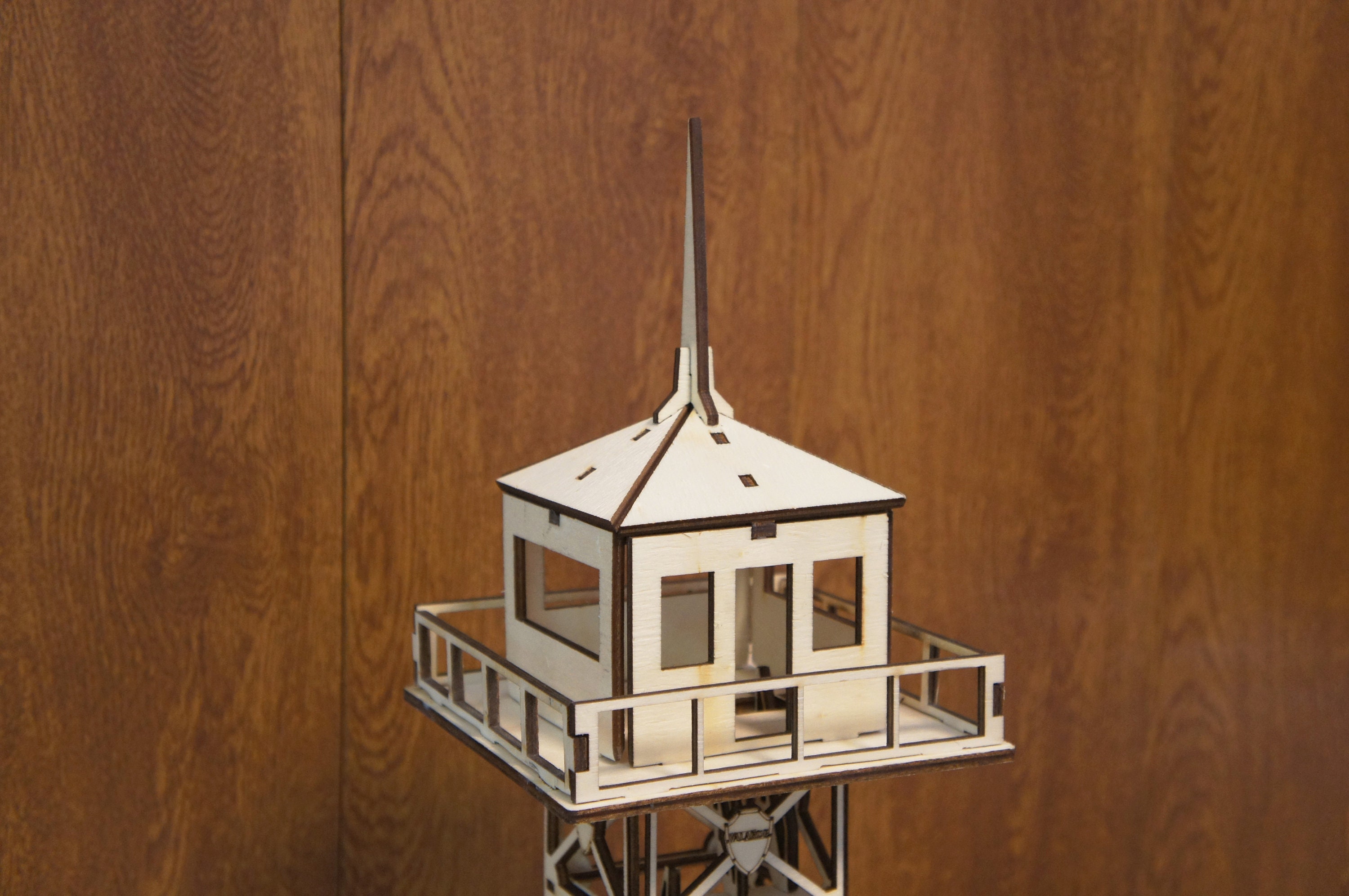 Military Observation Tower CNC Laser Cut File, 3D Wooden Puzzle ...