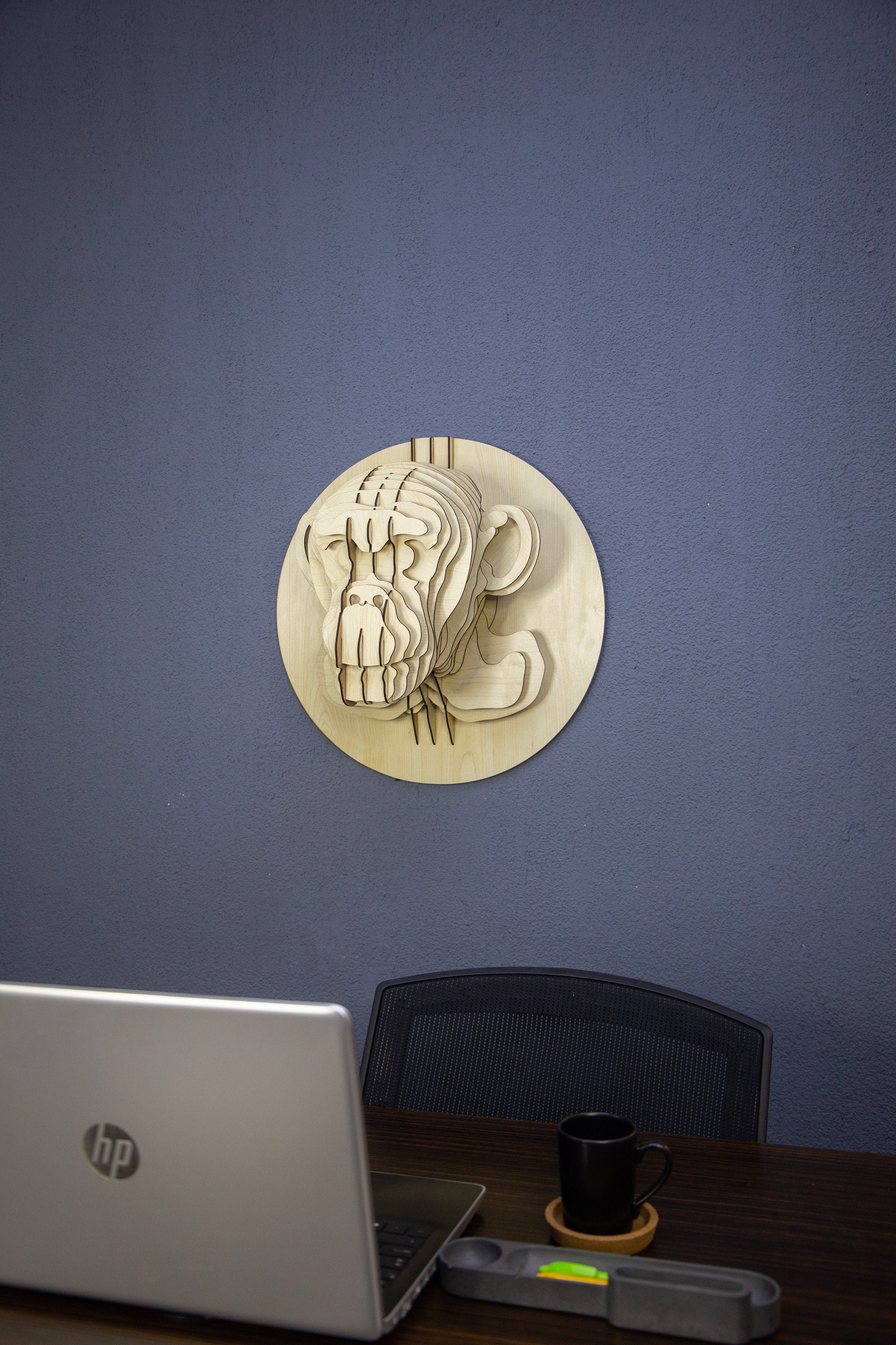 Monkey Head Wall Decor Laser Cut File Digital Download CDR/DXF/EPS - Etsy