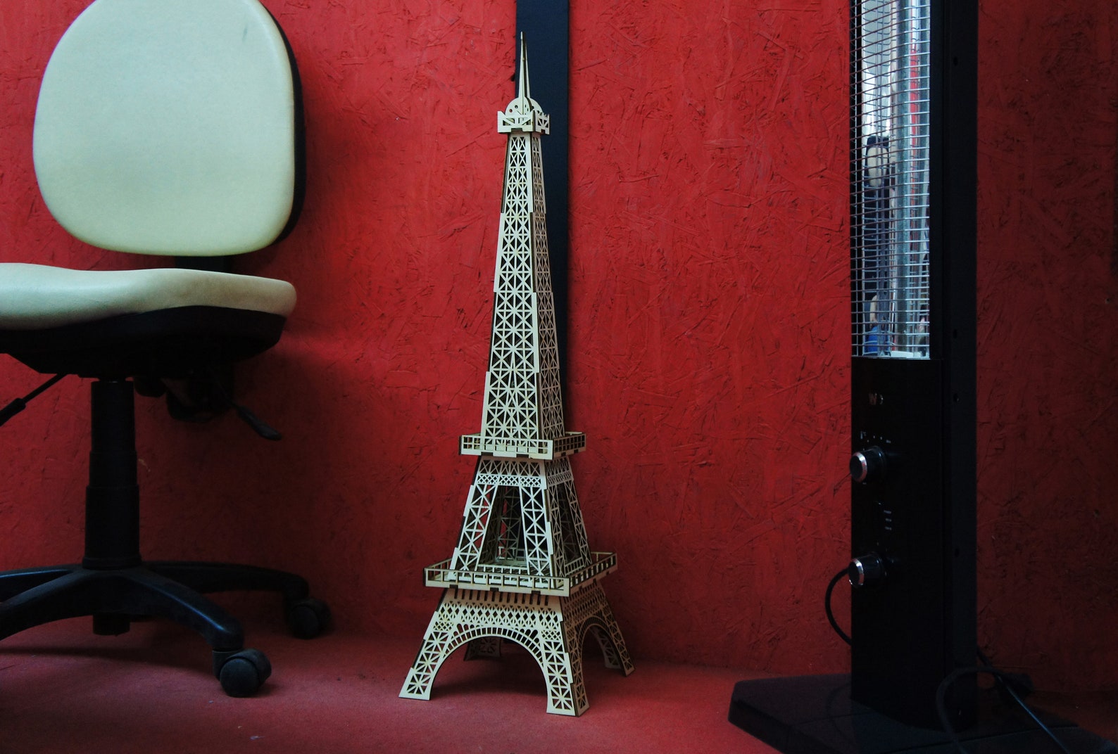 Eiffel Tower Decor CNC Laser Cut File, 3D Wooden Puzzle | Digital ...