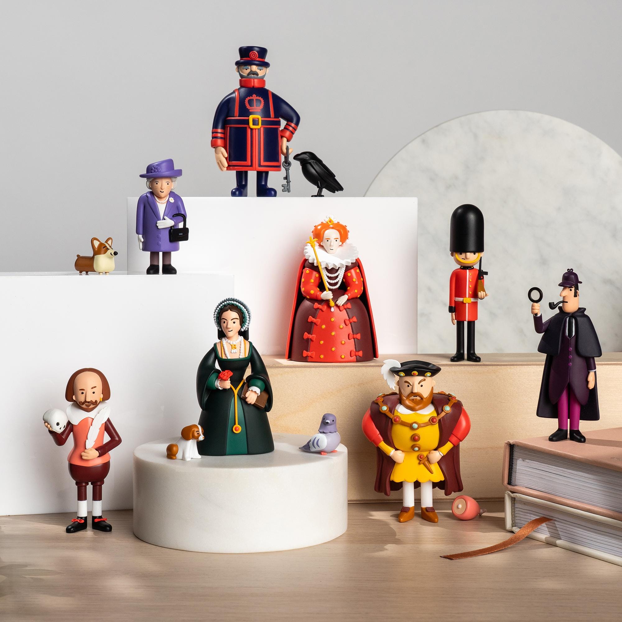 Beefeater & Raven - Collectable London Art Toy I Souvenir Collectible ...