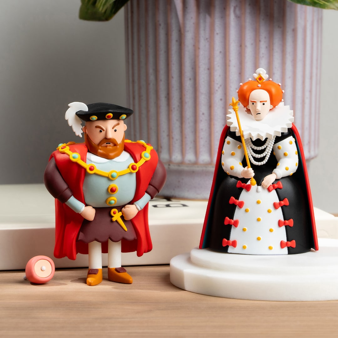 House of Tudor - Henry VIII & Elizabeth I Collectable London Art Toys I ...