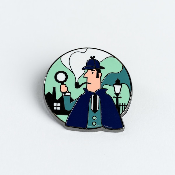 Sherlock Pin - Etsy