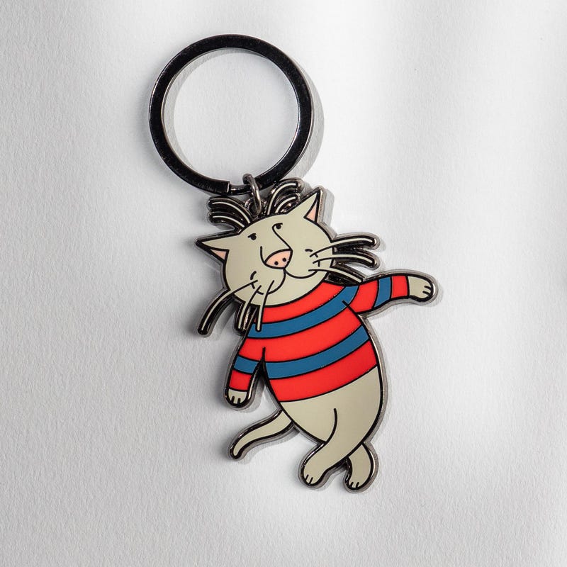 Enamel Keychain Gothic - Etsy