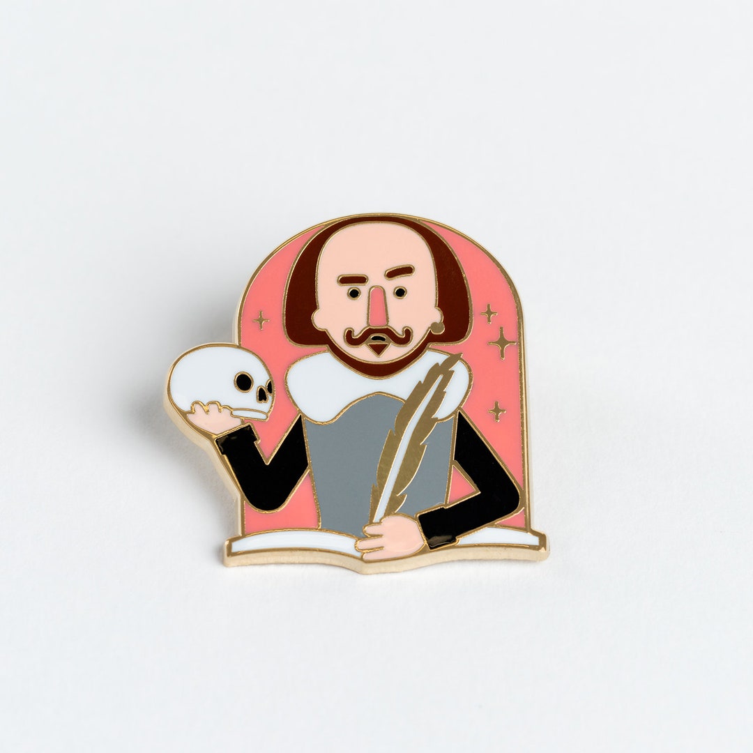 Shakespeare Enamel Pin I London Souvenir Collectible Design British ...