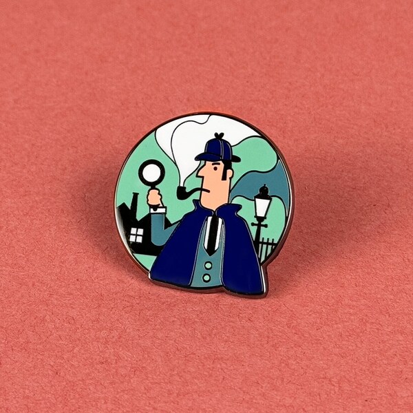 Sherlock Pin - Etsy