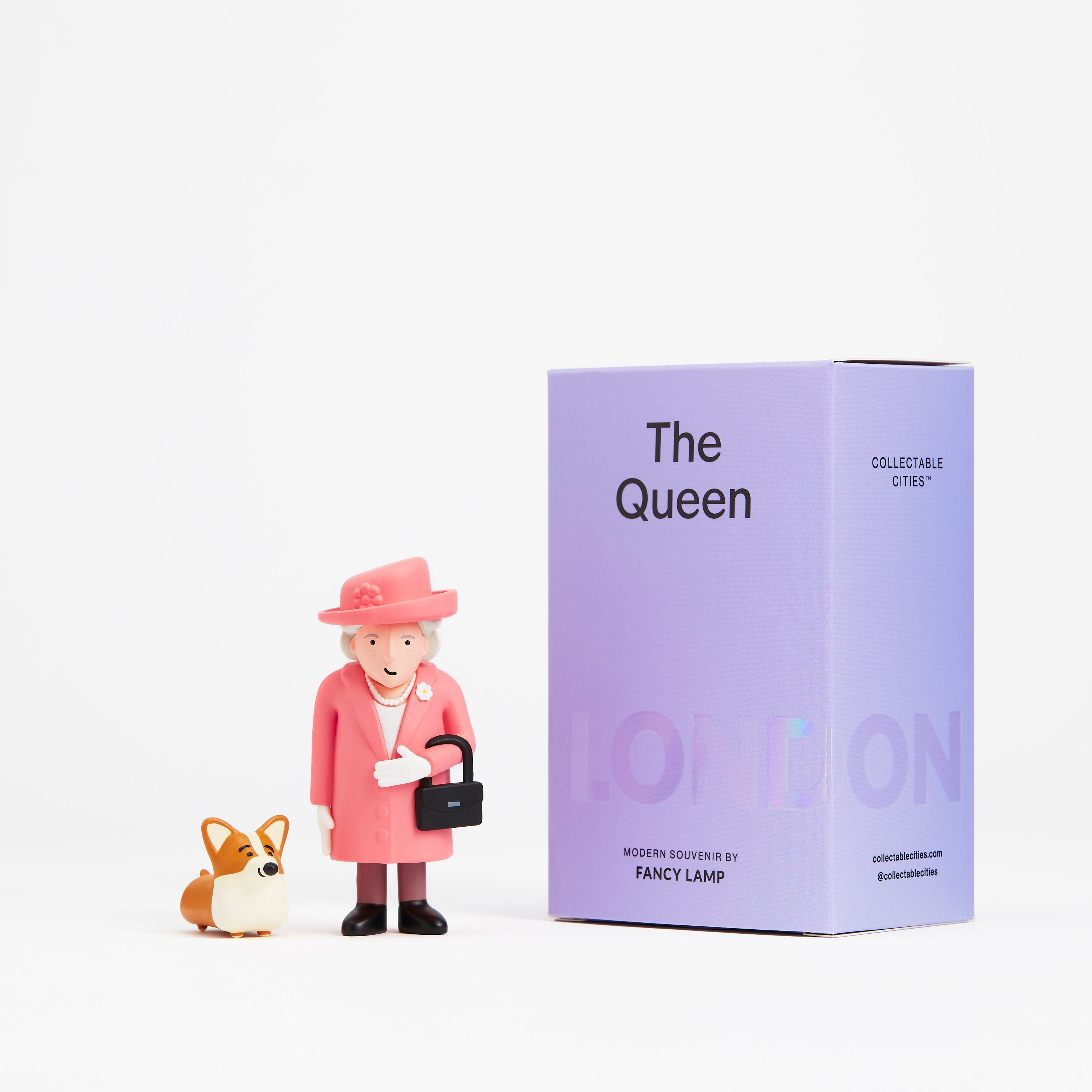 The Queen & Royal Corgi Collectable London Art Toy I Souvenir ...